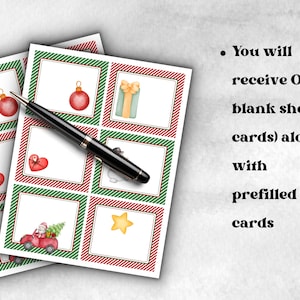 Classroom Xmas Activity, Gift Exchange Game Cards, White Elephant Gift ...