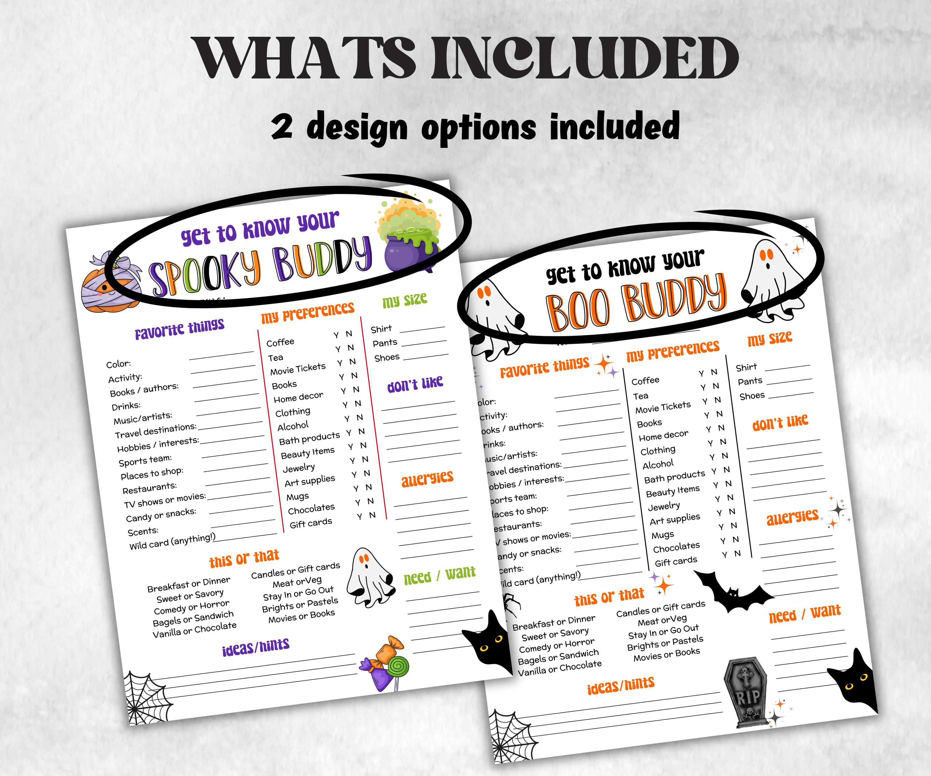 Halloween Wishlist, Adult Questionnaire, Favorite Thing, Office Gift ...
