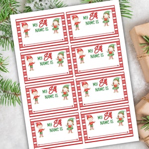 Elf Name Board Sign, Elf Name Generator, Christmas Activities, Holiday ...