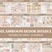 Neutral Classroom Decor, Boho Theme, Bulletin Board, Homeschool Decor ...