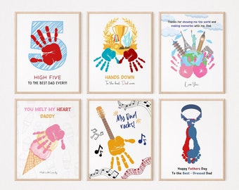 Fathers Day Handprint Art I Handprint Craft I Fathers Day Gift I First ...