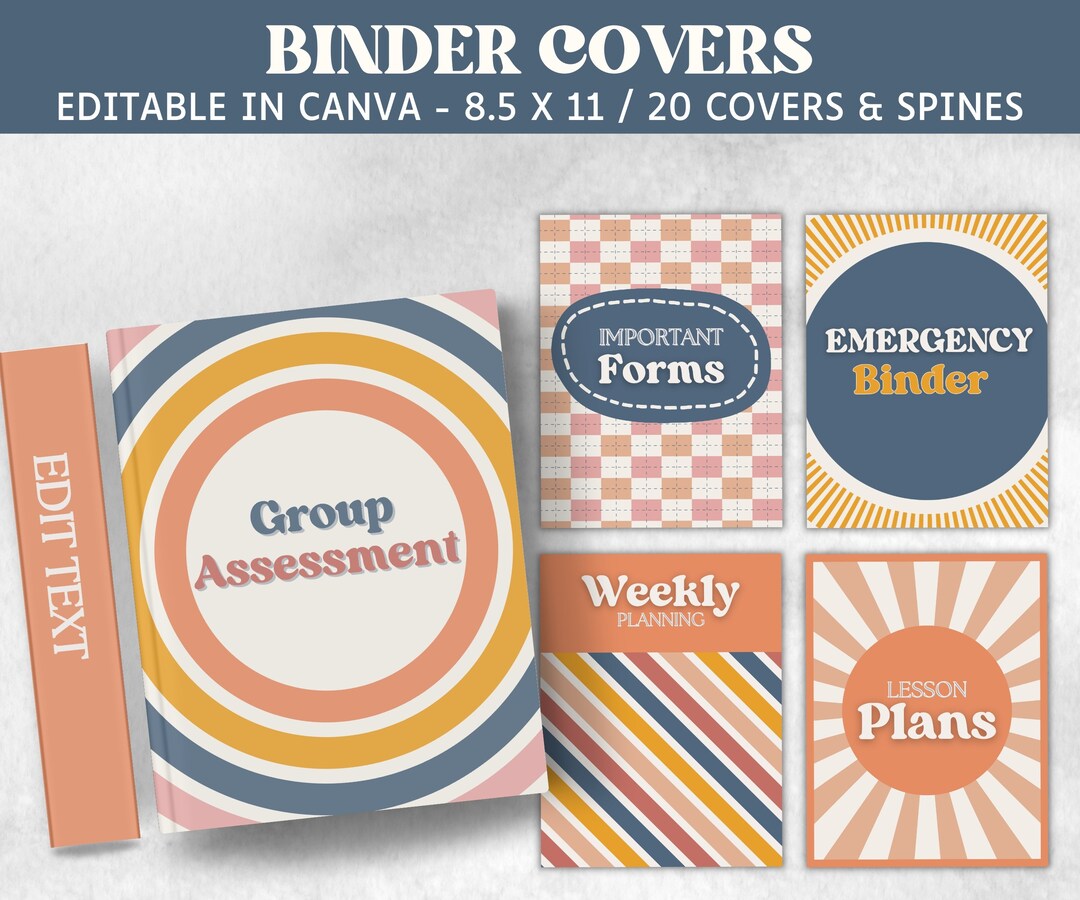Editable Binder Covers and Spines, Classroom Teacher Binders and Folder ...