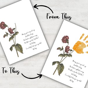 Mother's Day Handprint I Mother's Day Keepsake I Mother's Day Gift I ...