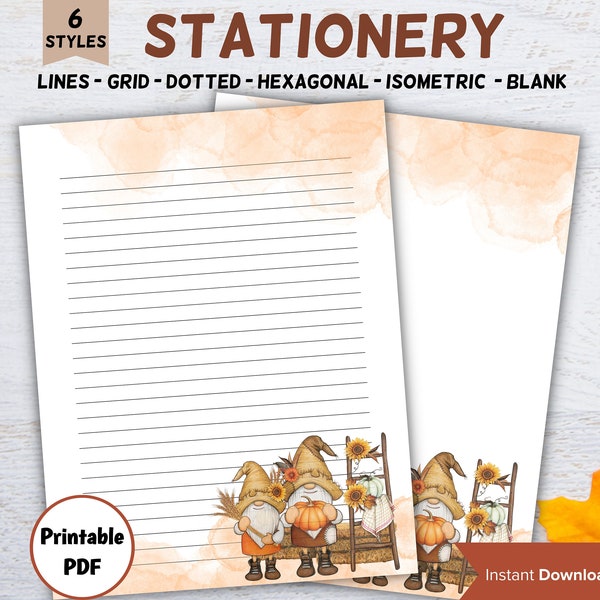 Thanksgiving Gnome Printable - Etsy