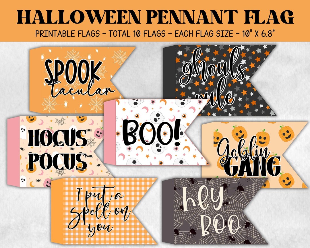 Trick or Treat Wand, Hey Boo Halloween Flag, Child Play Wand, Halloween ...