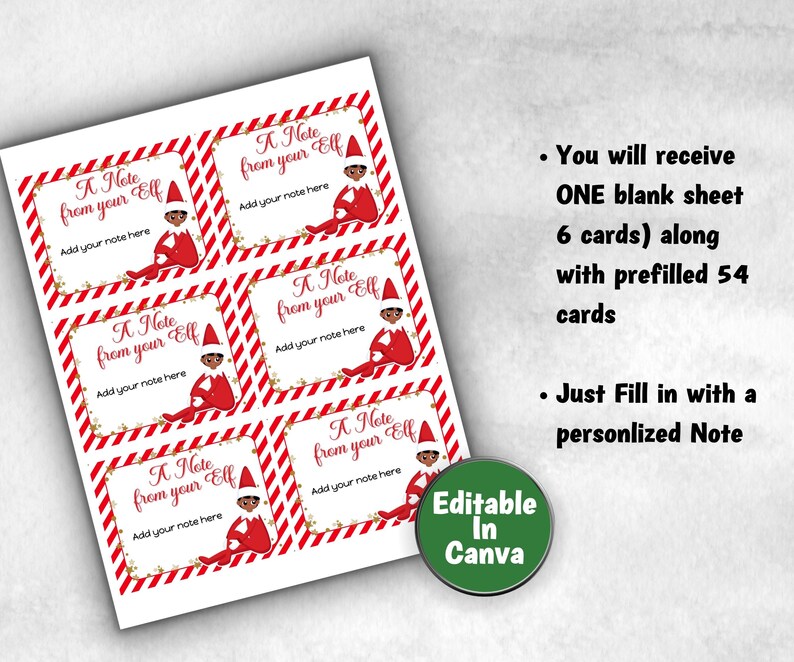 Printable Elf Note, Printable Christmas Activities, Note From Your Elf ...