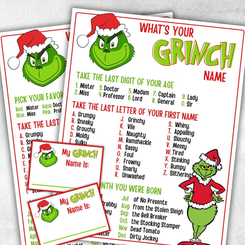 Grinch Signs - Etsy