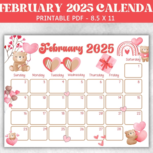 2025 Calendar - Etsy