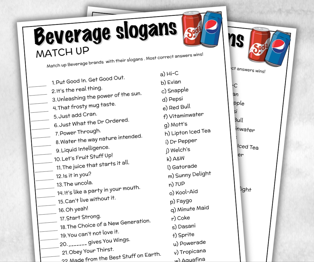 Beverage Slogans Trivia, TV Commercial Trivia, Cereal Slogan, Juice ...