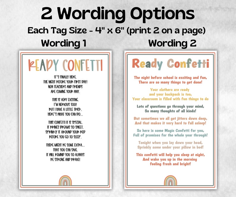 First Day of School Gift, Back to School Gift, Night Before School ...