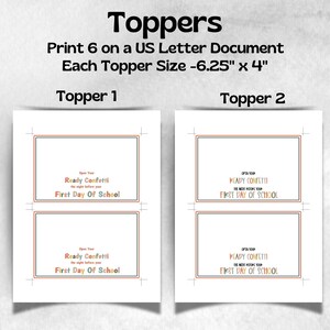 First Day of School Gift, Back to School Gift, Night Before School ...