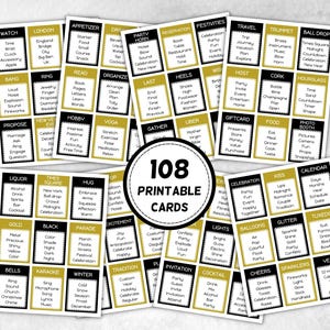 New Year's Taboo, Printable Taboo Game, Fun Winter Activity, Get Kids ...