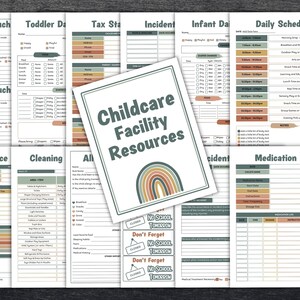 Childcare Forms, Daycare Handbook, Opening a Daycare, Daycare Starter ...