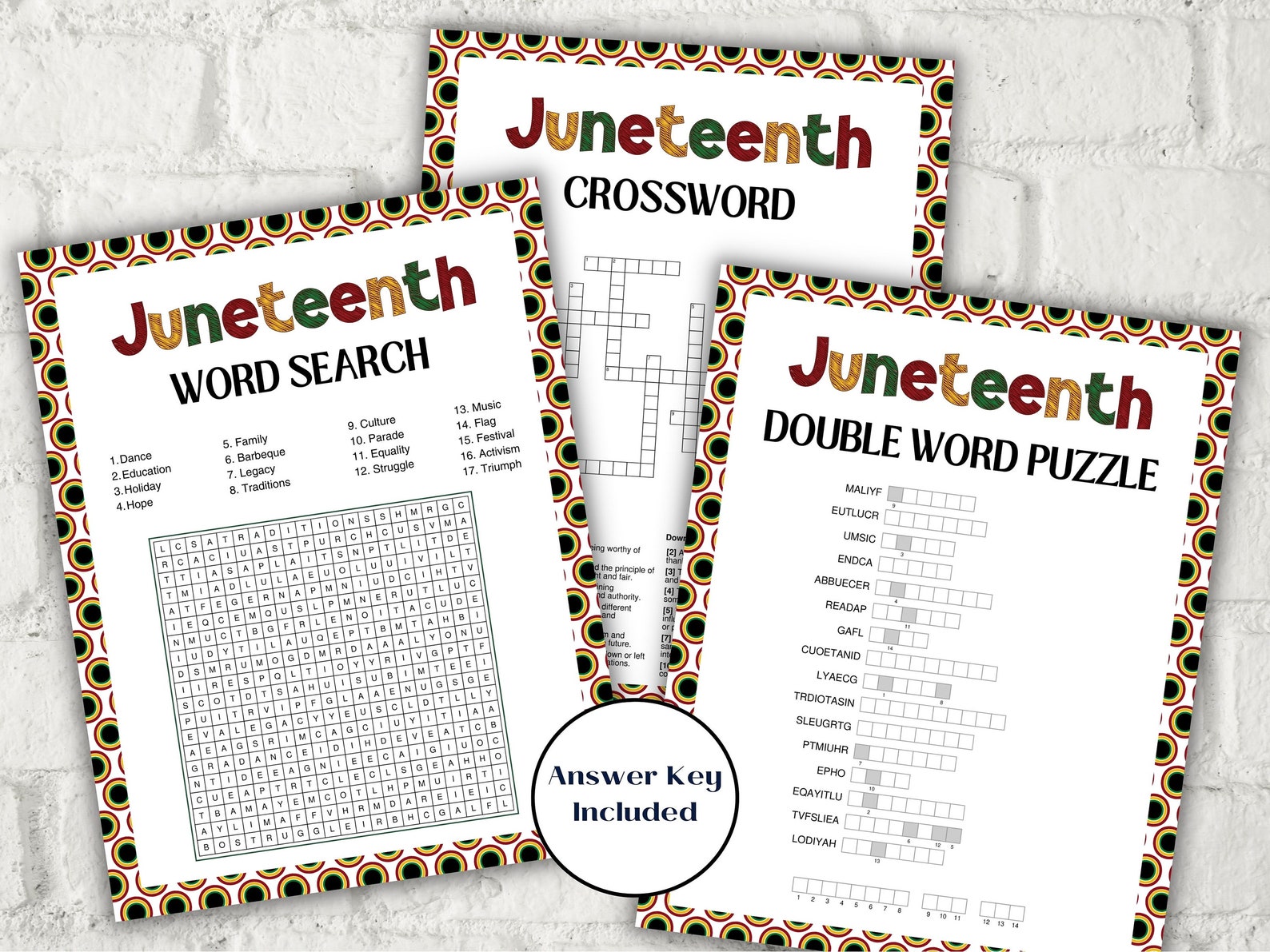 Juneteenth Games Bundle I Juneteenth Activities I African - Etsy