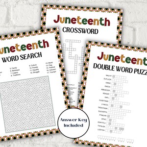 Juneteenth Games Bundle I Juneteenth Activities I African American ...