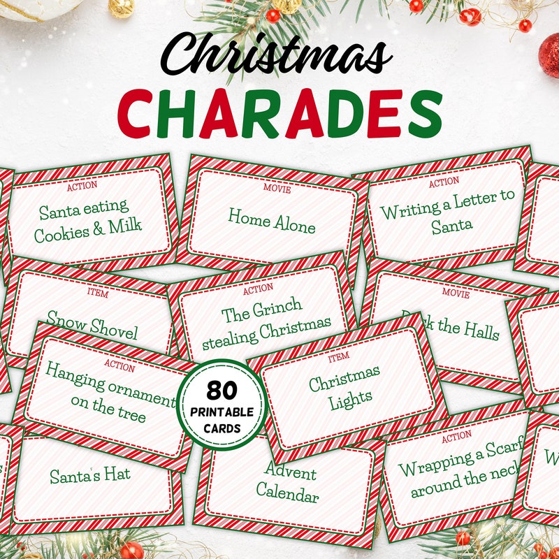 Charades for Senior - Etsy
