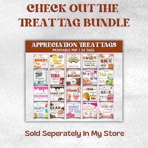 Bag of Chips Teacher Appreciation Treat Tag, End of Year Snack Tag ...