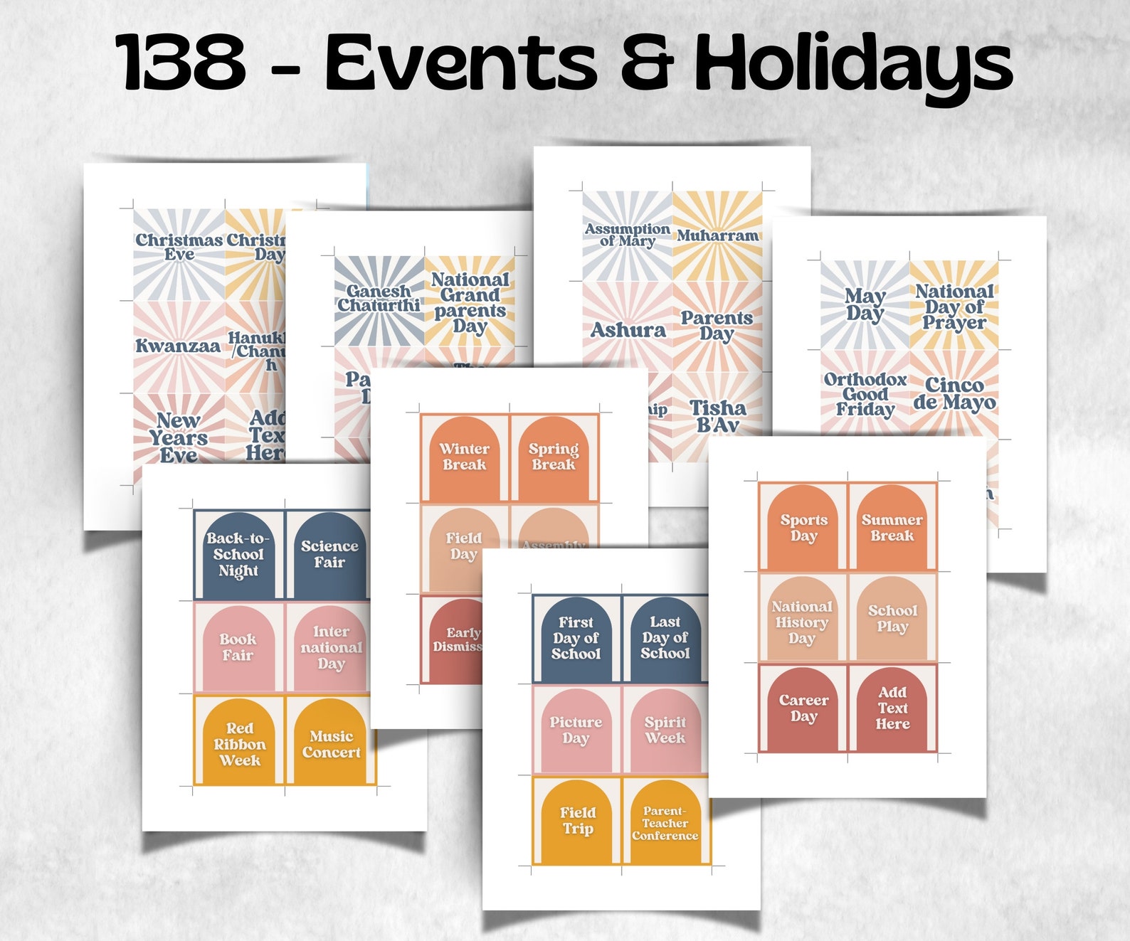 Classroom Calendar, Editable Calendar Display, Back to School, School ...