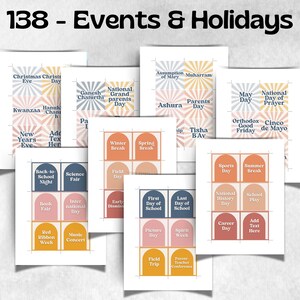 Classroom Calendar, Editable Calendar Display, Back to School, School ...