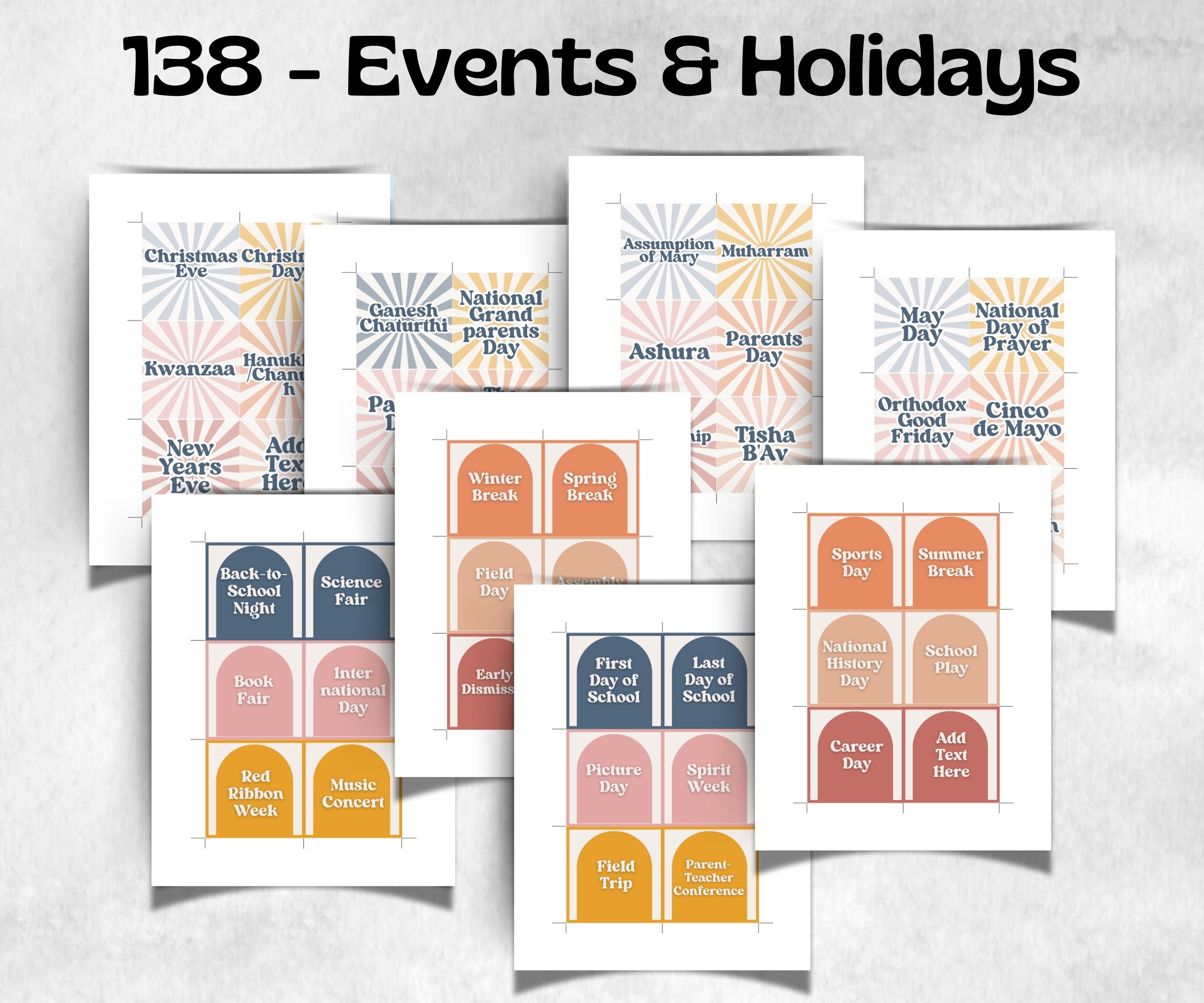 Classroom Calendar, Editable Calendar Display, Back to School, School ...