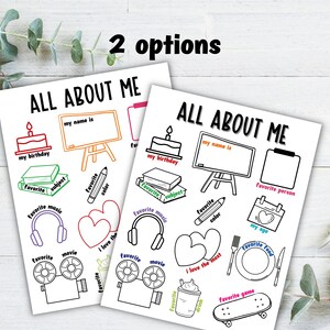 Student All About Me Survey, Elementary Teacher Supplies, Get to Know ...