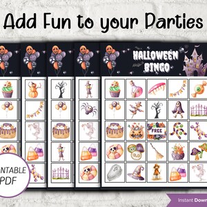 Halloween Bingo | Fun Halloween Games | Halloween Games Printable ...