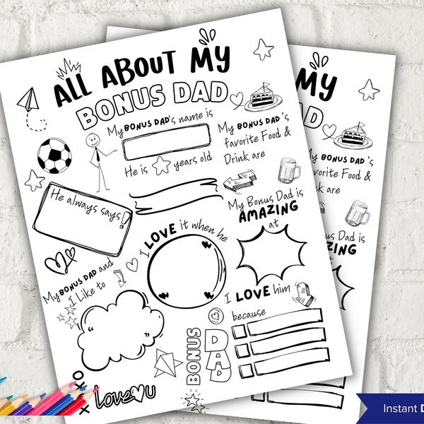 To My Bonus Dad - Etsy