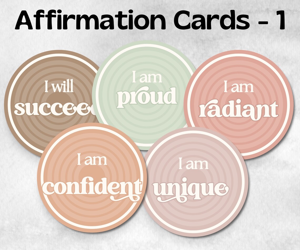 Class Student Affirmation Decor, Affirmation Station, Mirror Display ...