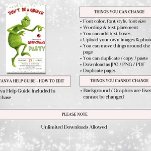 Grinchmas Party | Grinch Party Ideas I Digital Funny Grinchmas ...