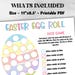 Easter Egg Roll - Easter Printable Game, Roll A Dice Activity, Fun ...