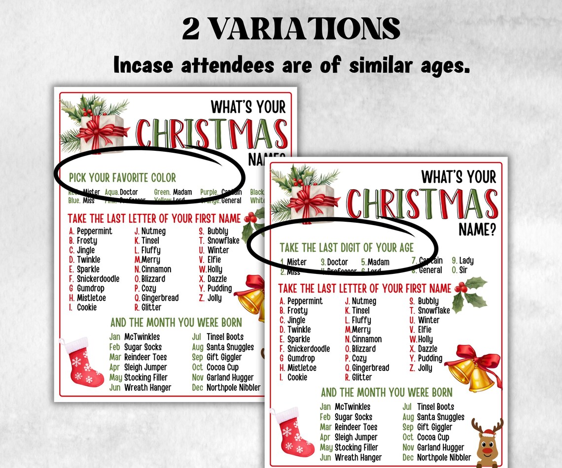 Christmas Name Tag, Christmas Name Board Sign, Name Generator, Xmas ...