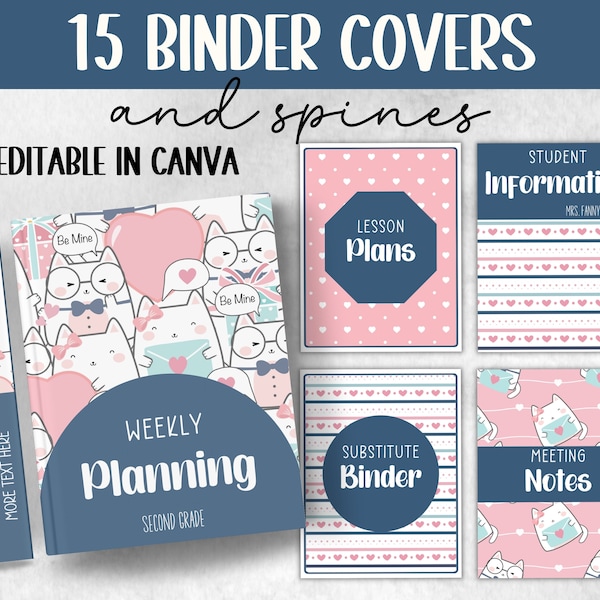 Binder Spine - Etsy
