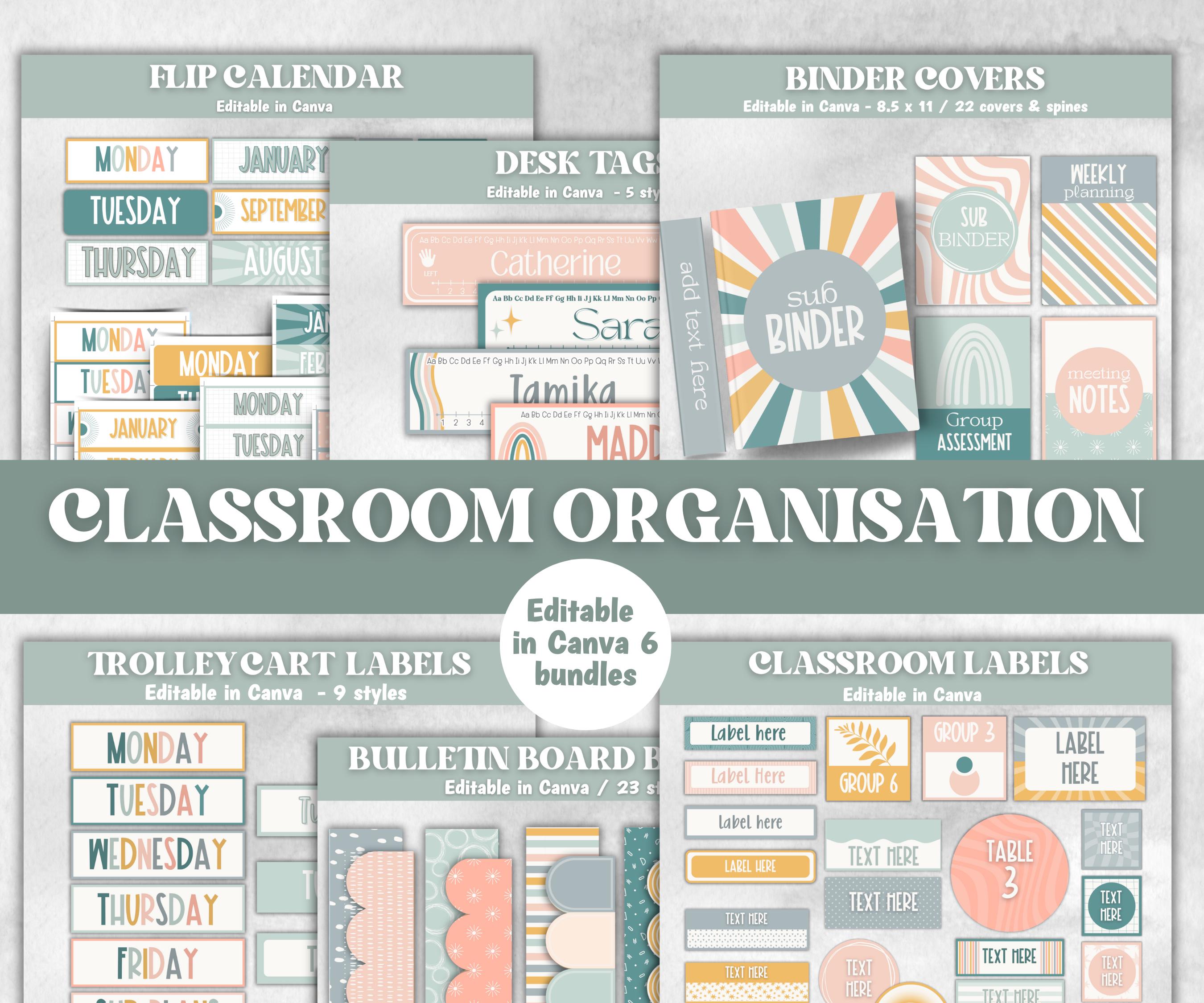Cool Breeze Classroom Decor, Boho Theme, Bulletin Board, Homeschool ...