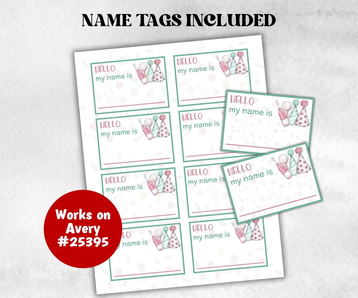 What is Your Party Name Game, Office Party, Daycare Name Board Sign ...