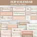Neutral Classroom Organization Bundle, Flip Calendar, Desk Tags ...