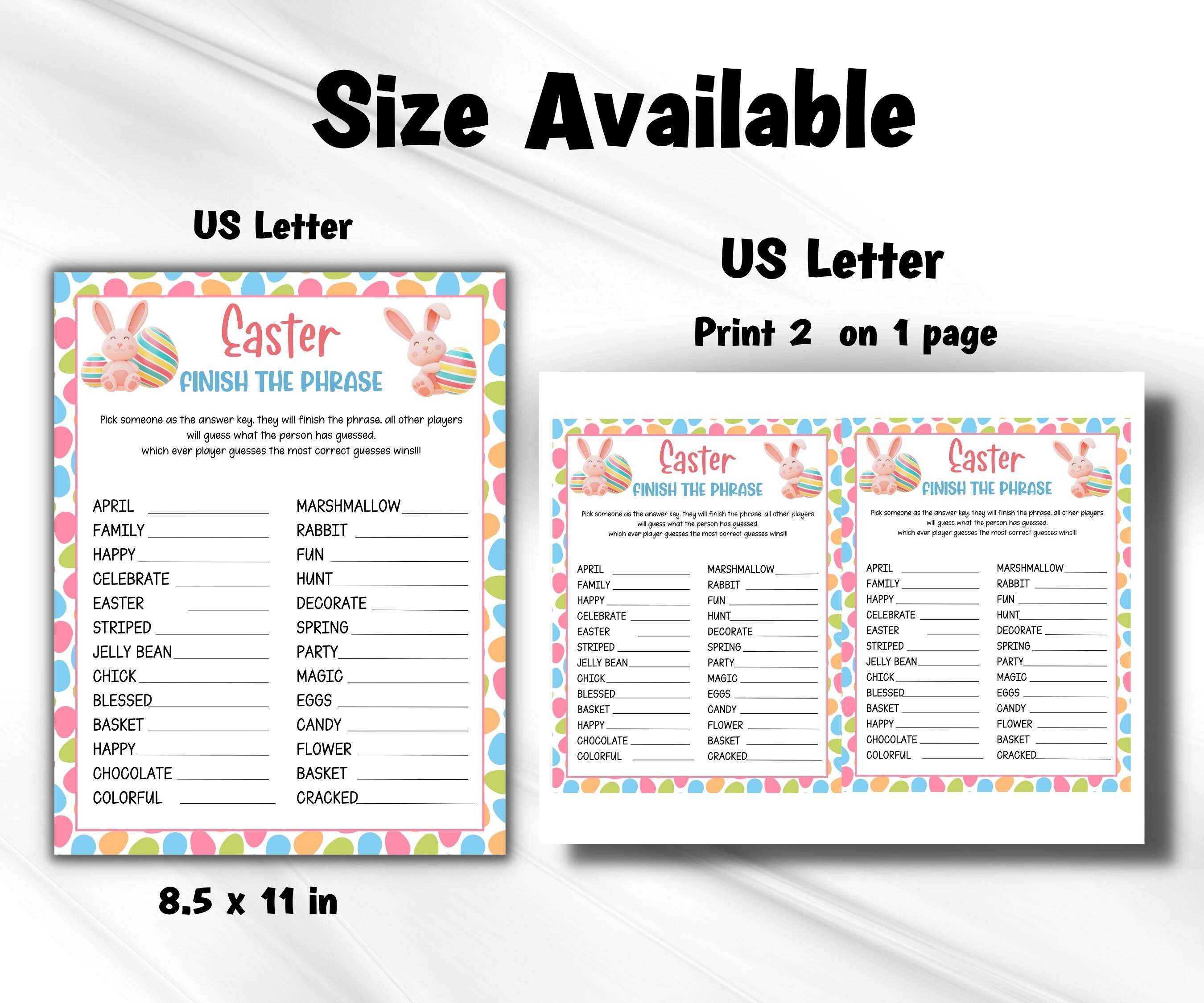 Easter Games Bundle | Easter Classroom Activities for Kids | Easter Pdf ...