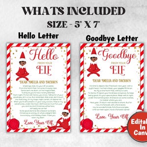 Printable Christmas Elf Bundle, Elf Arrival Letter, Elf Kit, Elf ...