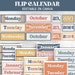 Classroom Organization Bundle, Flip Calendar, Desk Tags, Classroom ...