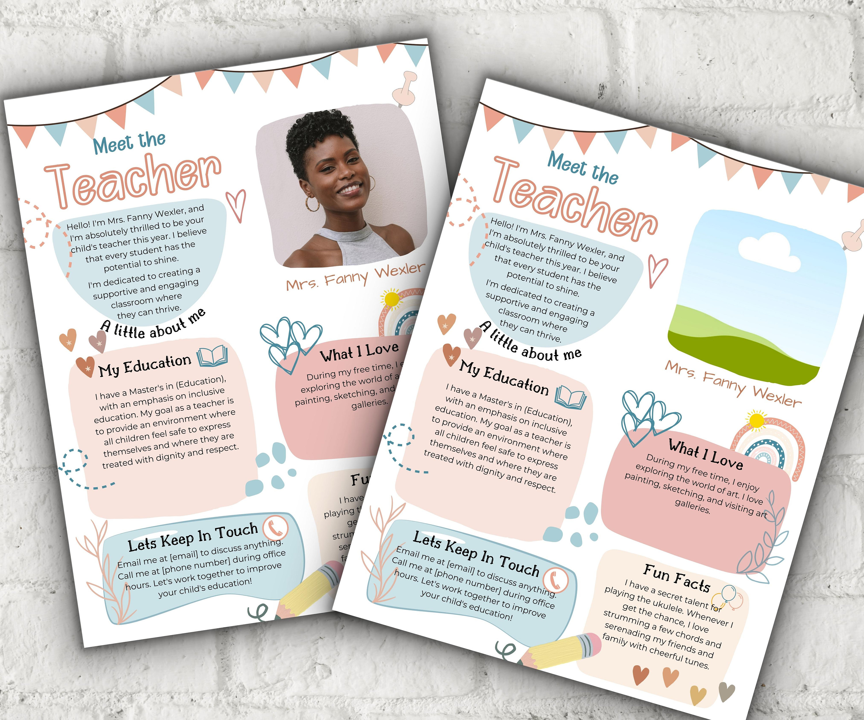 Meet the Teacher Editable I I Meet the Teacher Boho Template I Editable ...