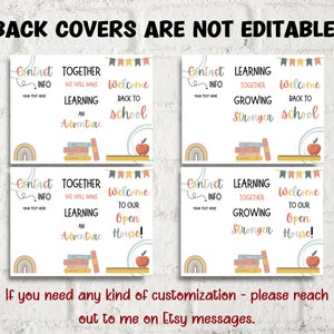 Open House Template Editable I I Meet the Teacher Trifold Brochure I ...