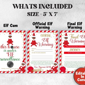 Printable Christmas Elf Bundle, Elf Arrival Letter, Elf Kit, Elf ...