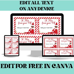 Printable Elf Note, Printable Christmas Activities, Note From Your Elf ...