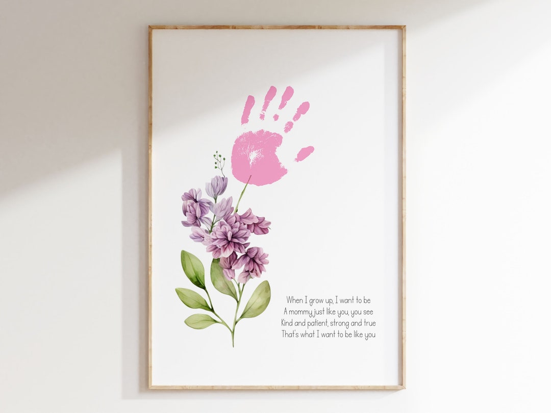 Great Grandma Craft, Personalized Gift, New Mom Handprint, Mothers Day ...