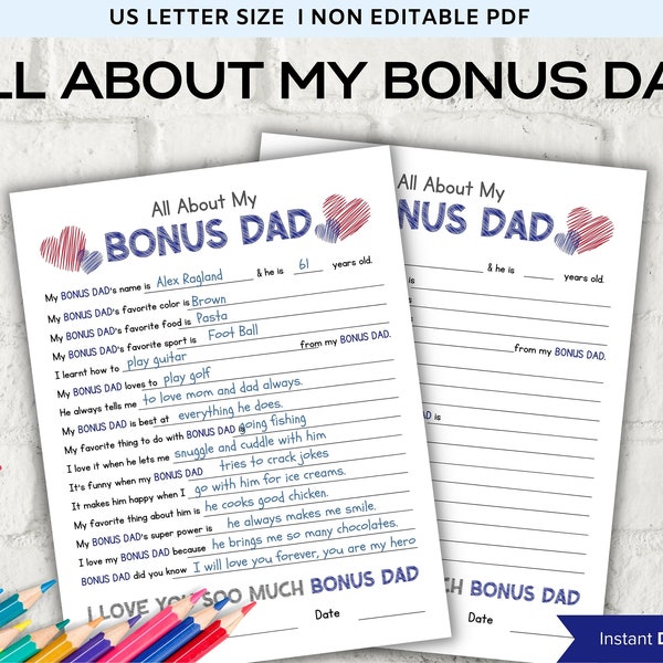 To My Bonus Dad - Etsy