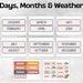 Classroom Calendar, Editable Calendar Display, Back to School, School ...