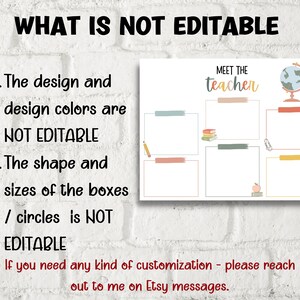 Meet the Teacher Editable I I Meet the Teacher Trifold Brochure I ...