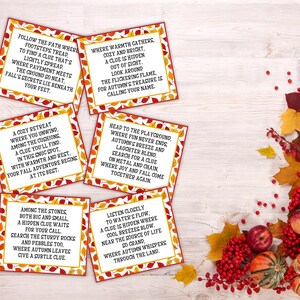 Outdoor Thanksgiving Scavenger Hunt, Fun Family Activity, Fall Treasure ...