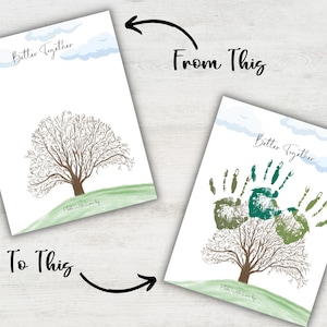 Fathers Day Handprint Art I Keepsake I Handprint Craft I Fathers Day ...