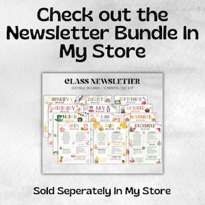 Back to School September Classroom Newsletter, Daycare Newsletter Canva ...