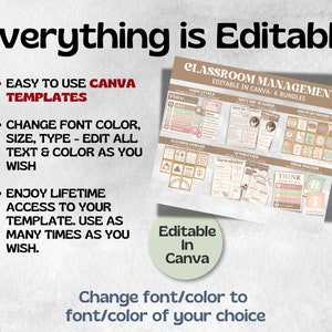 Neutral Classroom Decor, Boho Theme, Bulletin Board, Homeschool Decor ...